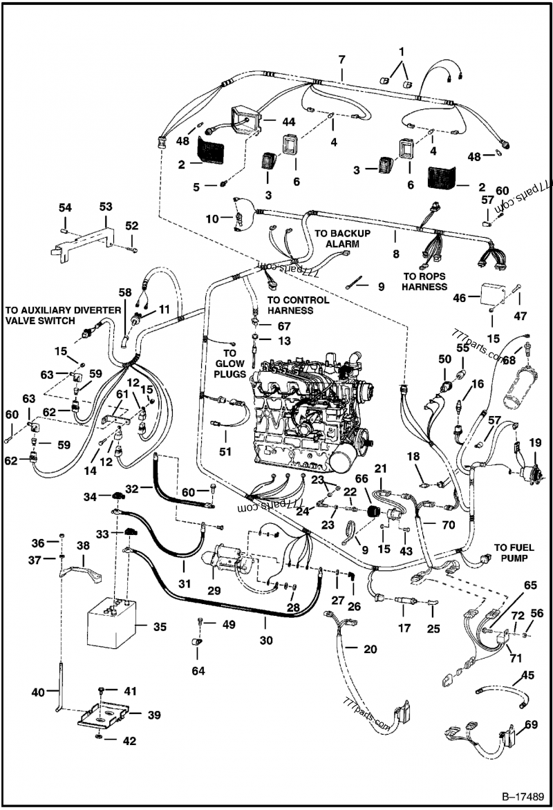 7269857 | BATTERY WET 1000 CCA; Was 6665032 | BOBCAT | 36Parts